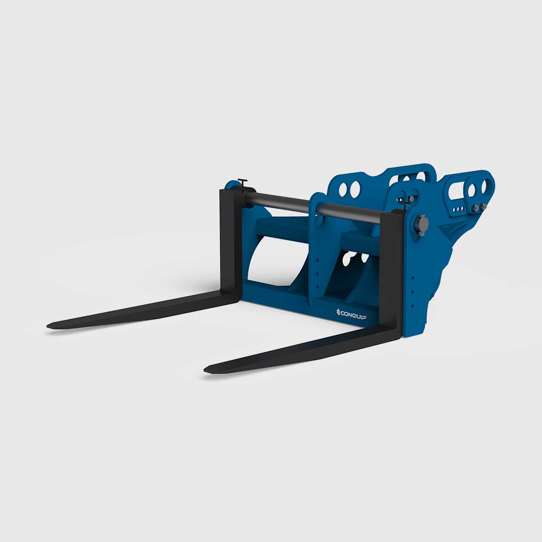 Excavator Forks | Excavator Pallet Forks Attachment | Conquip Australia