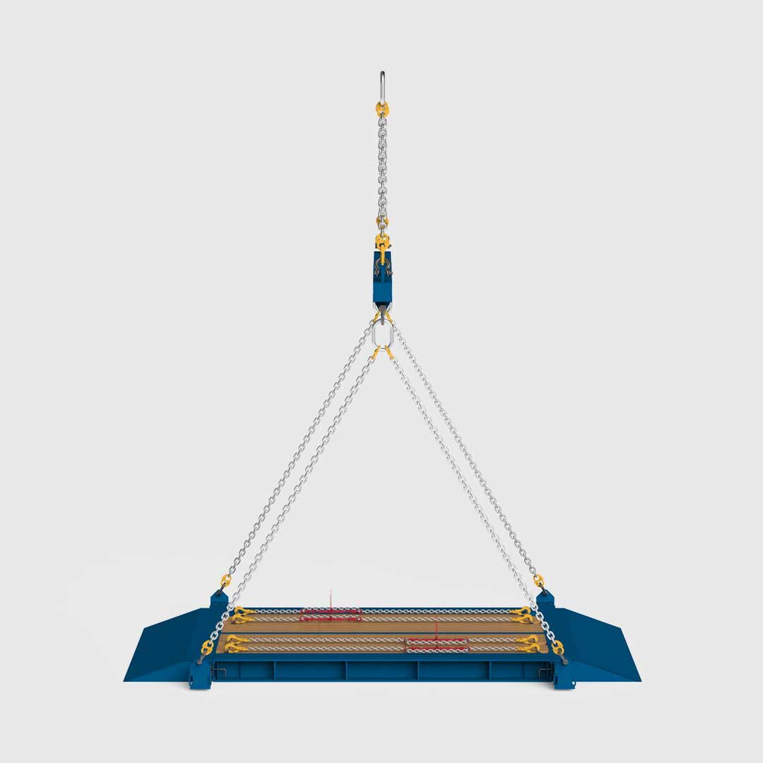 Excavator Lifting Platform - Safe transport into tunnels or shafts ...