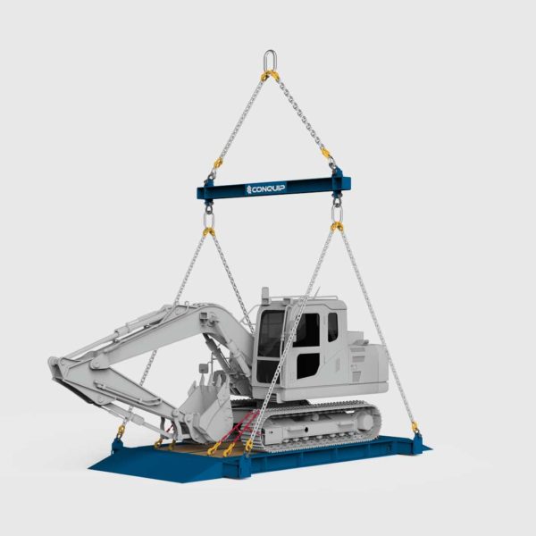 Excavator Lifting Platform | Safe transport into shafts | Conquip
