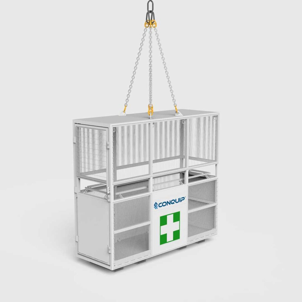 Stretcher Cage | Injured Personnel Cage | Conquip Australia