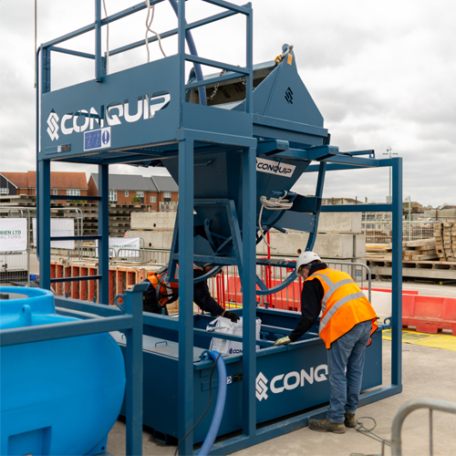 Concrete Kibble With Bale Arm | Concrete Pouring Kibble | Conquip