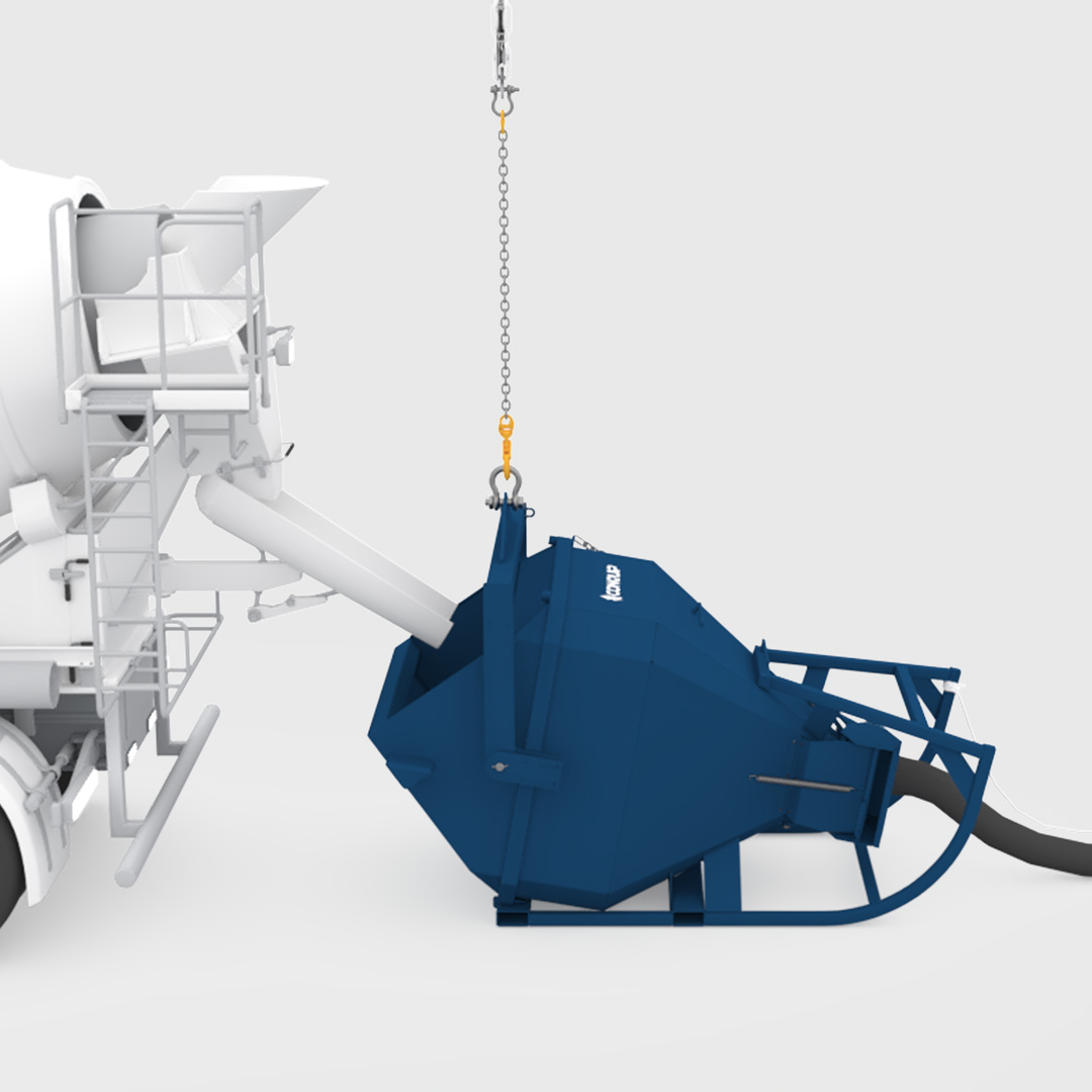 Concrete Kibble With Bale Arm | Concrete Pouring Kibble | Conquip