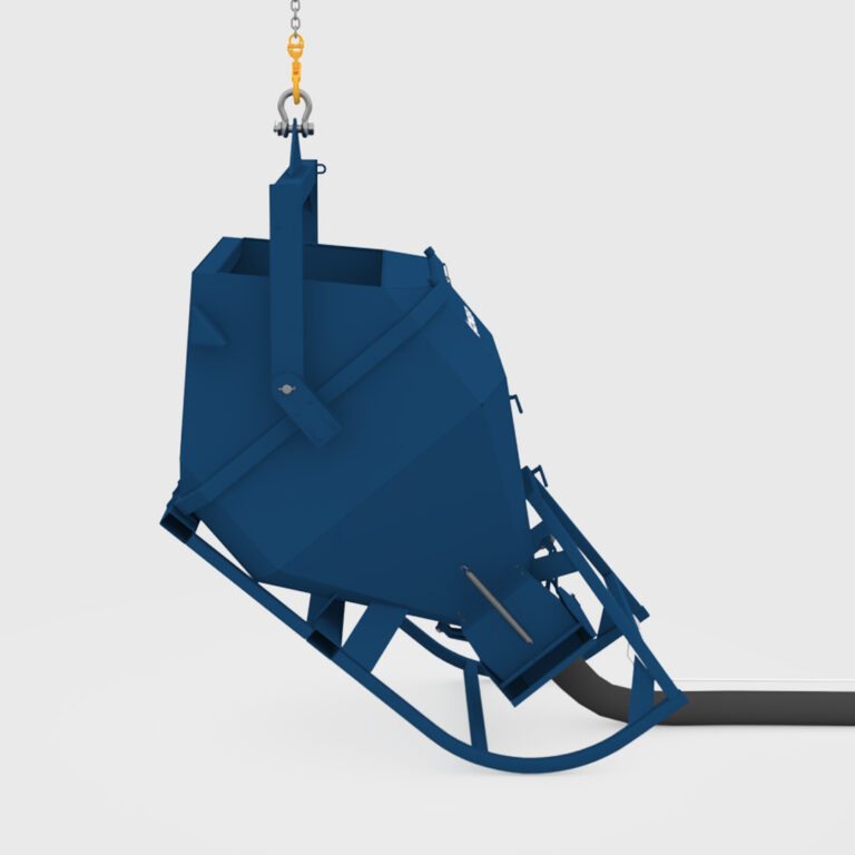 Concrete Kibble With Bale Arm | Concrete Pouring Kibble | Conquip