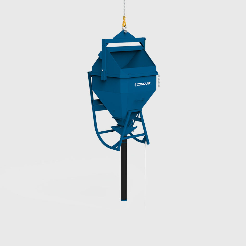 Concrete Kibble With Bale Arm | Concrete Pouring Kibble | Conquip