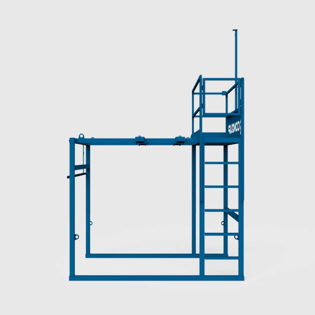 Large Skip Washing Platform | Concrete Washout | Conquip