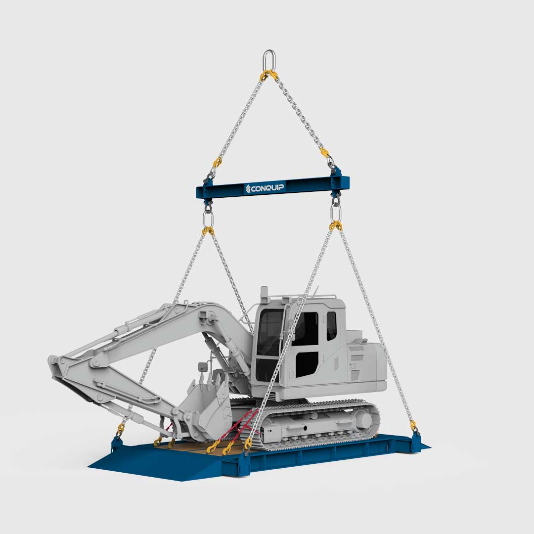 Excavator Lifting Platform - Safe transport into tunnels or shafts ...