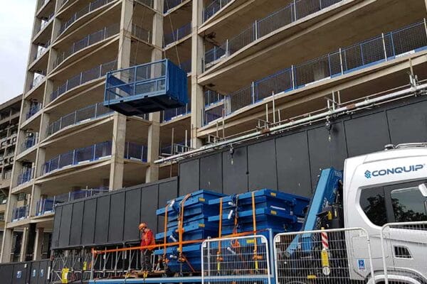 Goods Cage for safe material lifting | Conquip