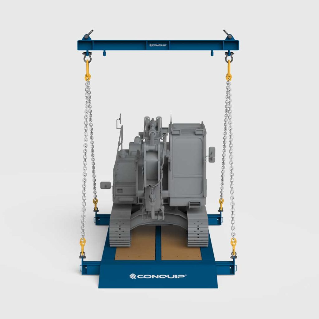 Excavator Lifting Platform - Safe transport into tunnels or shafts ...