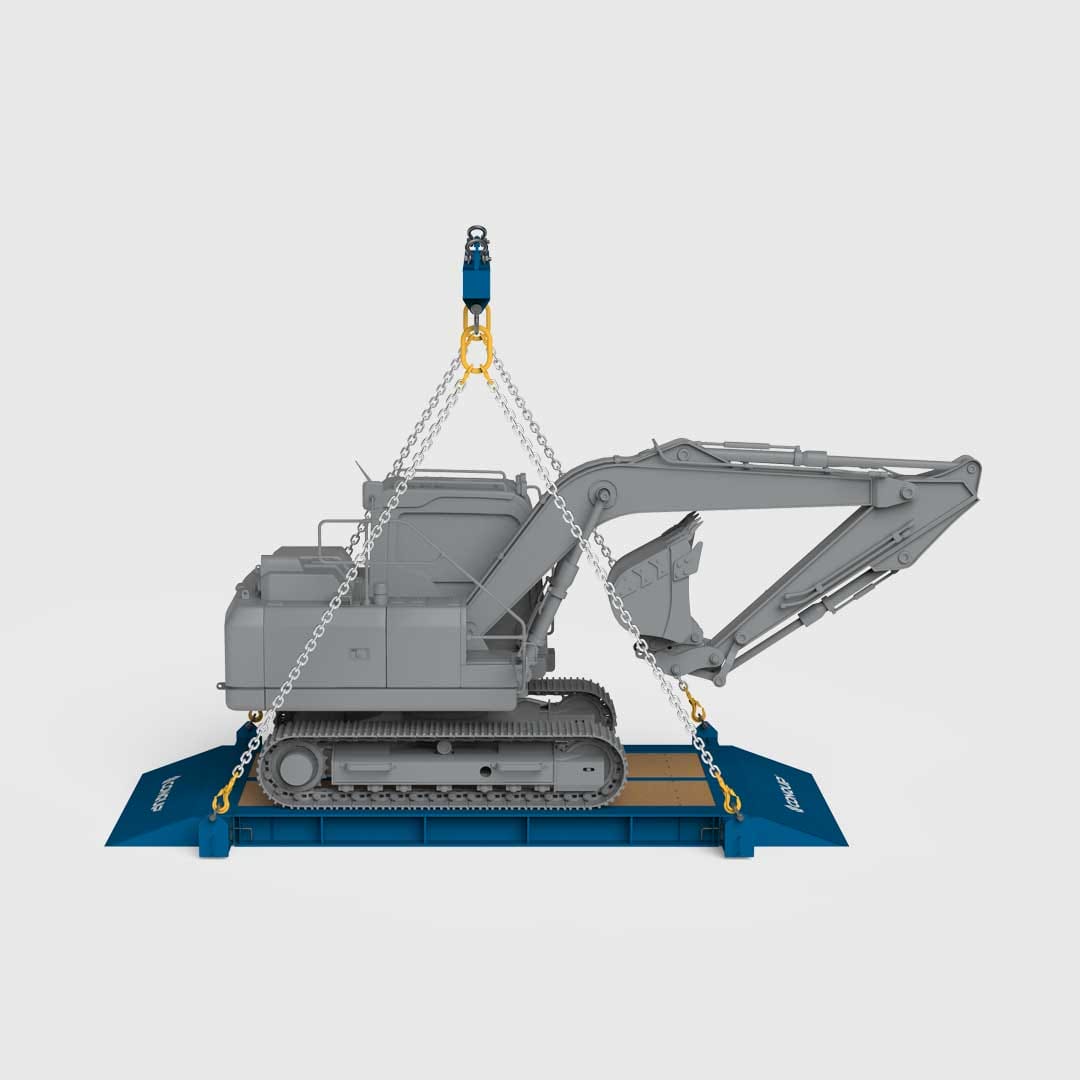 Excavator Lifting Platform - Safe transport into tunnels or shafts ...