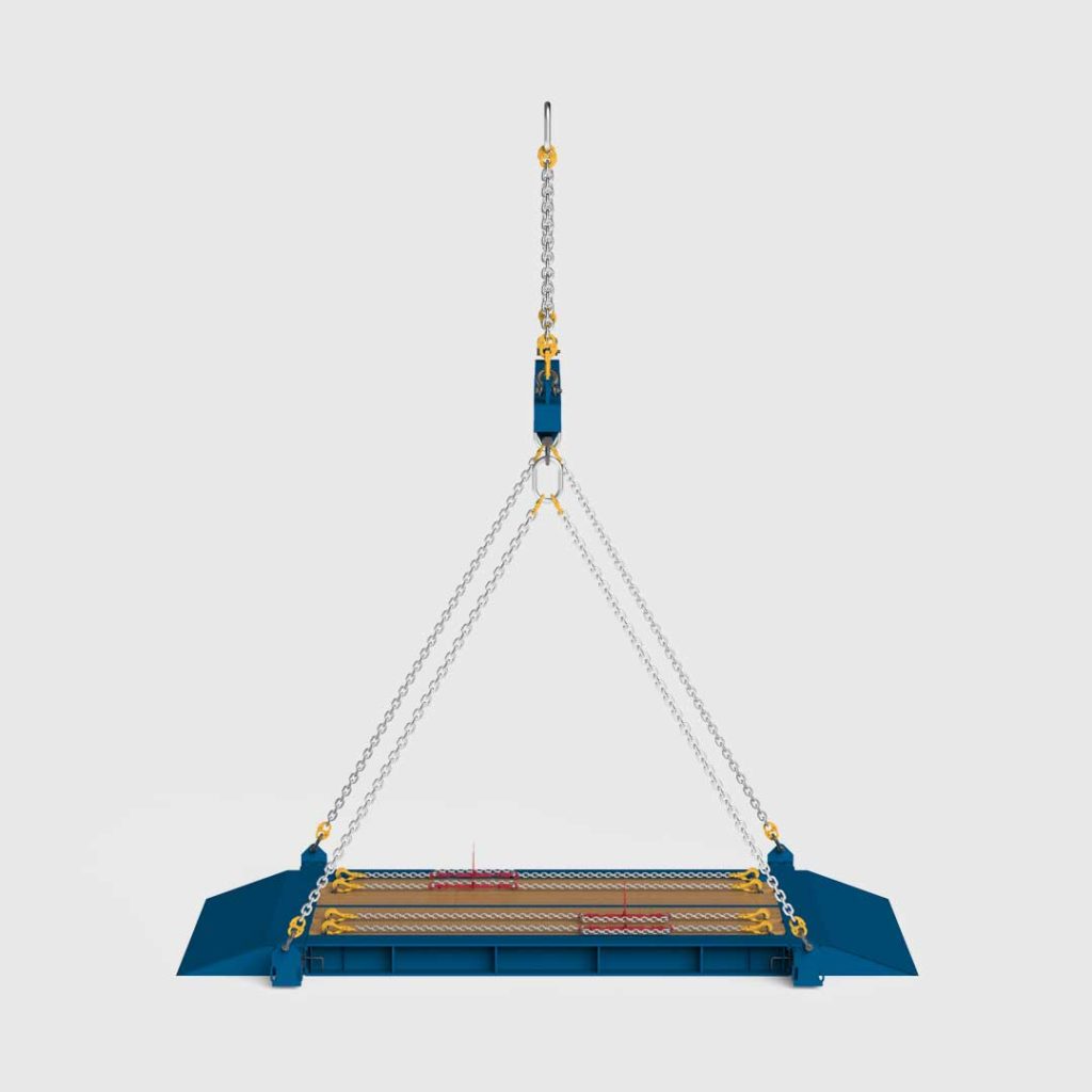Excavator Lifting Platform - Safe transport into tunnels or shafts ...