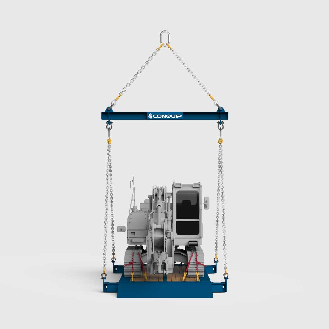 Excavator Lifting Platform - Safe transport into tunnels or shafts ...