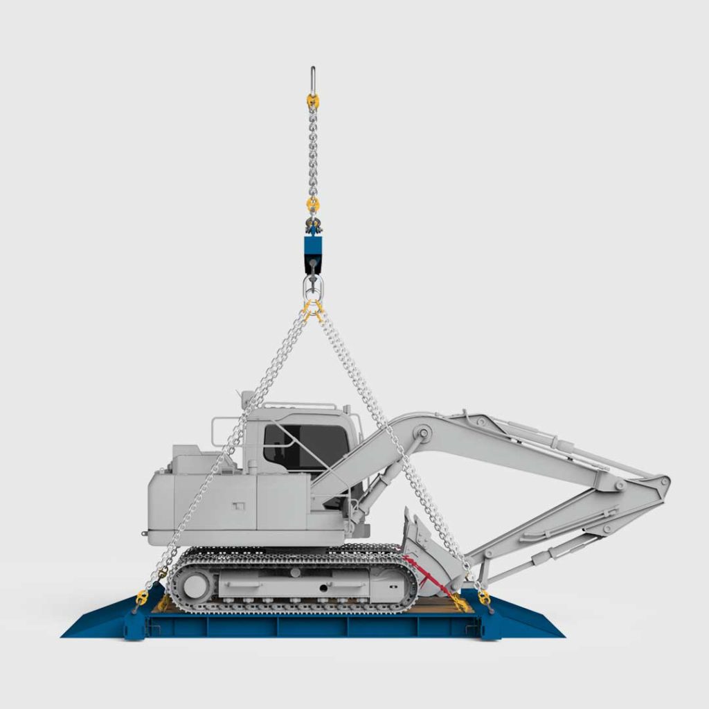 Excavator Lifting Platform - Safe transport into tunnels or shafts ...