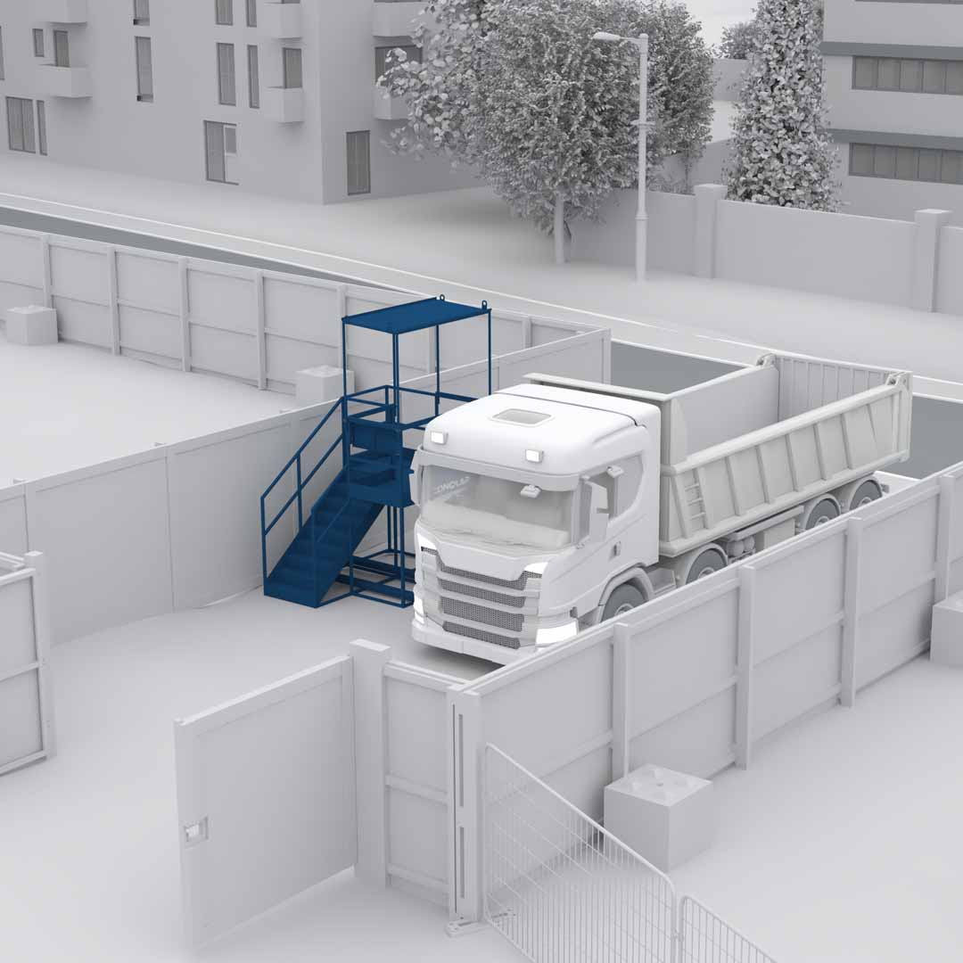 Site Traffic Podium | Ease site traffic logistics and waiting times ...