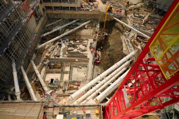 Propping one of the biggest basements in the heart of London