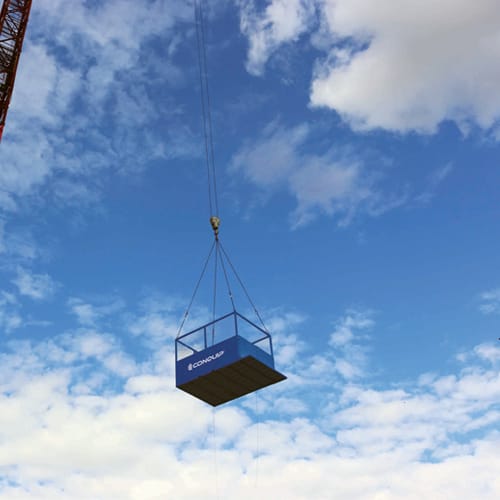 Concrete Skip With Bale Arm | Concrete Pouring Skip | Conquip