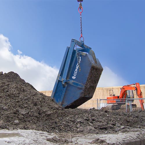 Autolock Tipping Skip | Forklift Skip | Telehandler Skip | Conquip UK