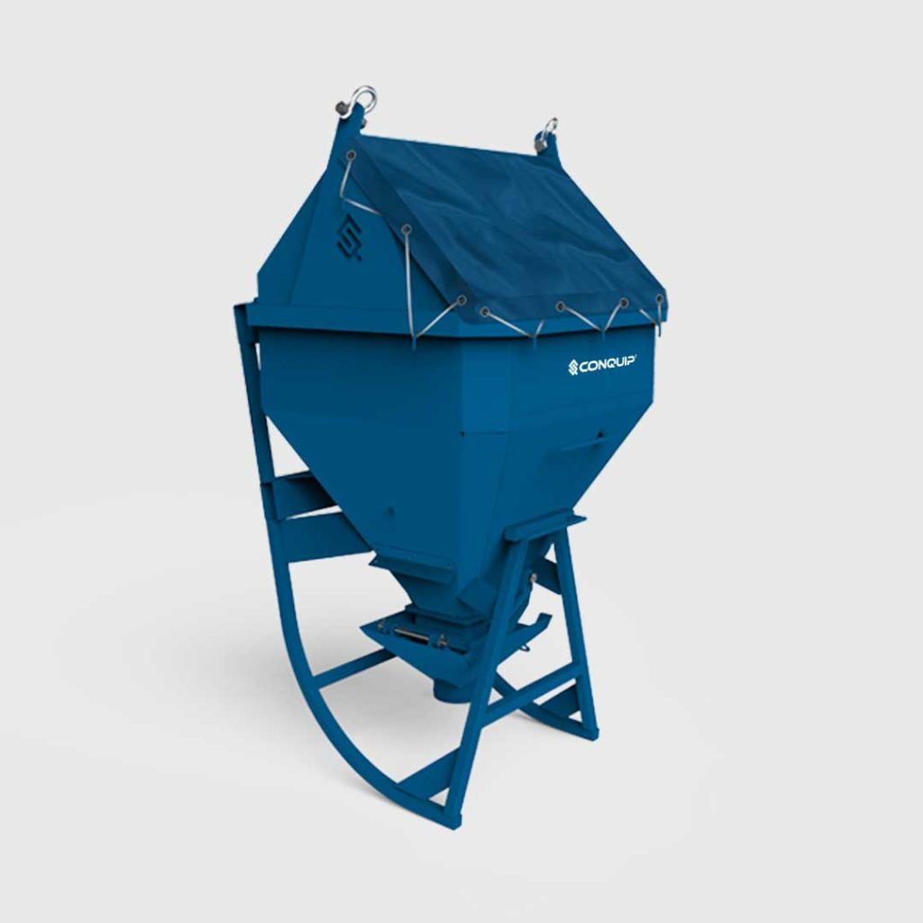 Concrete Column Skip Cover | Canvas Skip Cover | Conquip USA