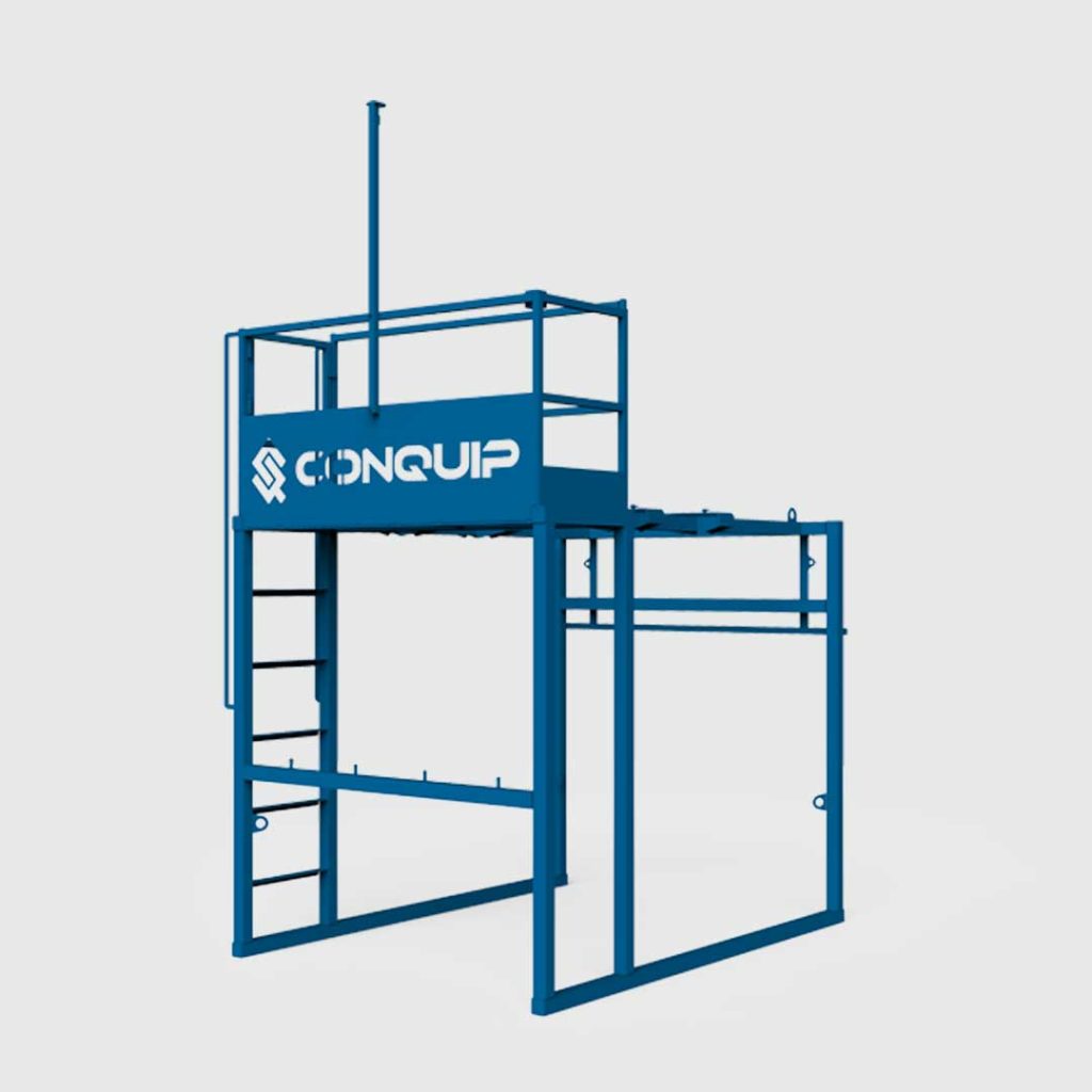 Large Skip Washing Platform | Concrete Washout Frame | Conquip USA