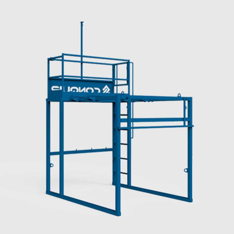 Large Skip Washing Platform | Concrete Washout Frame | Conquip USA