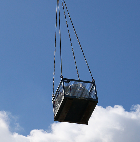 Goods Cage by Conquip - Safe Lifting of Materials